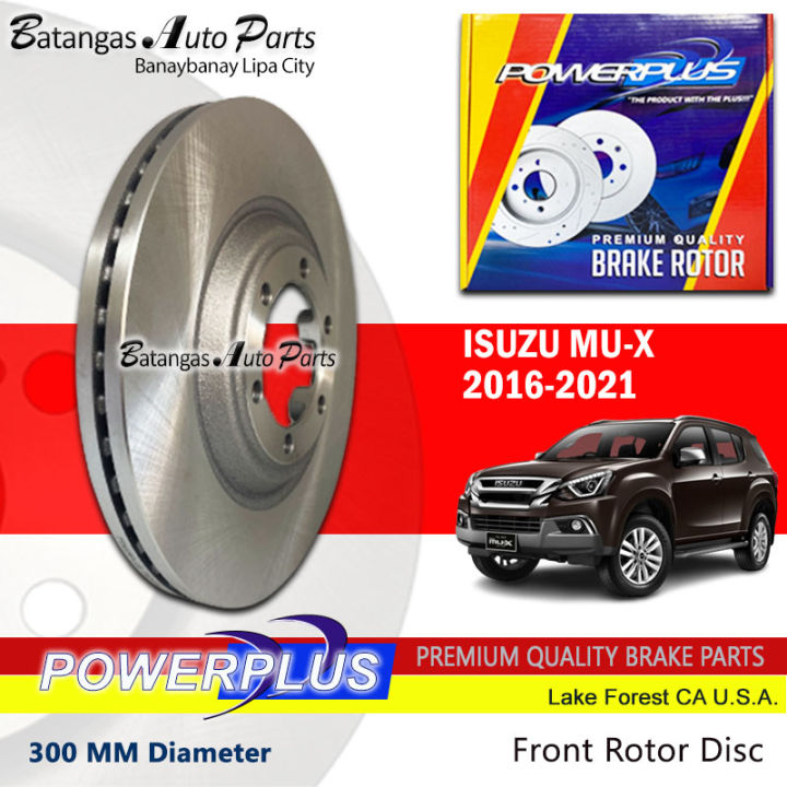 FRONT ROTOR DISC ISUZU MU-X 2016-2021 POWERPLUS 300MM | Lazada PH