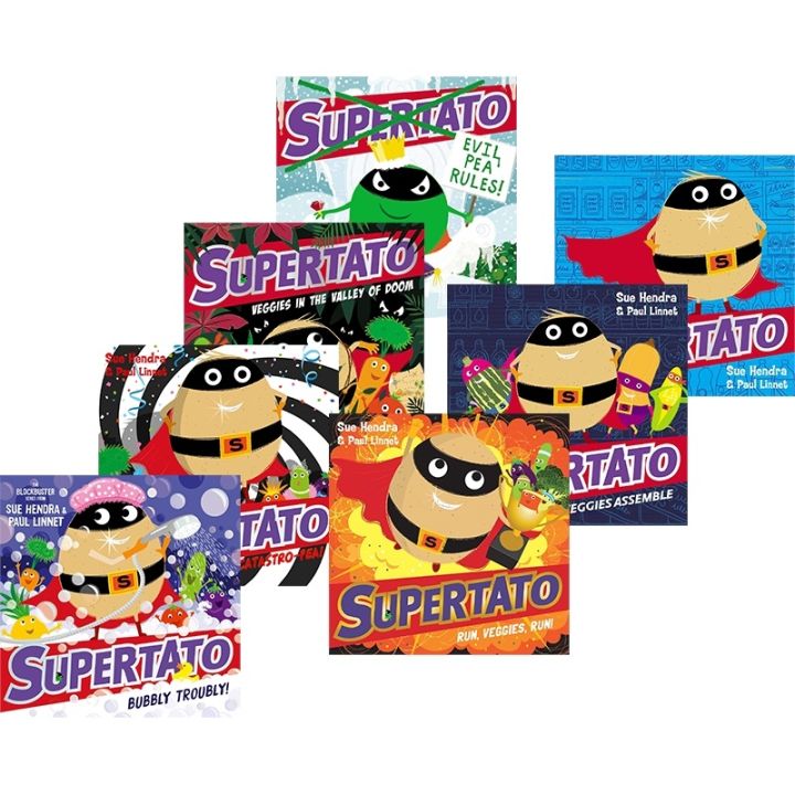 Supertato potato Superman 7 books Sue Hendra story picture books parent ...