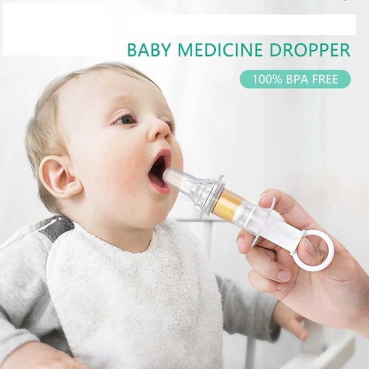Baby Medicine Dropper Syringe Squeezer Dropper Silicone Dispenser ...