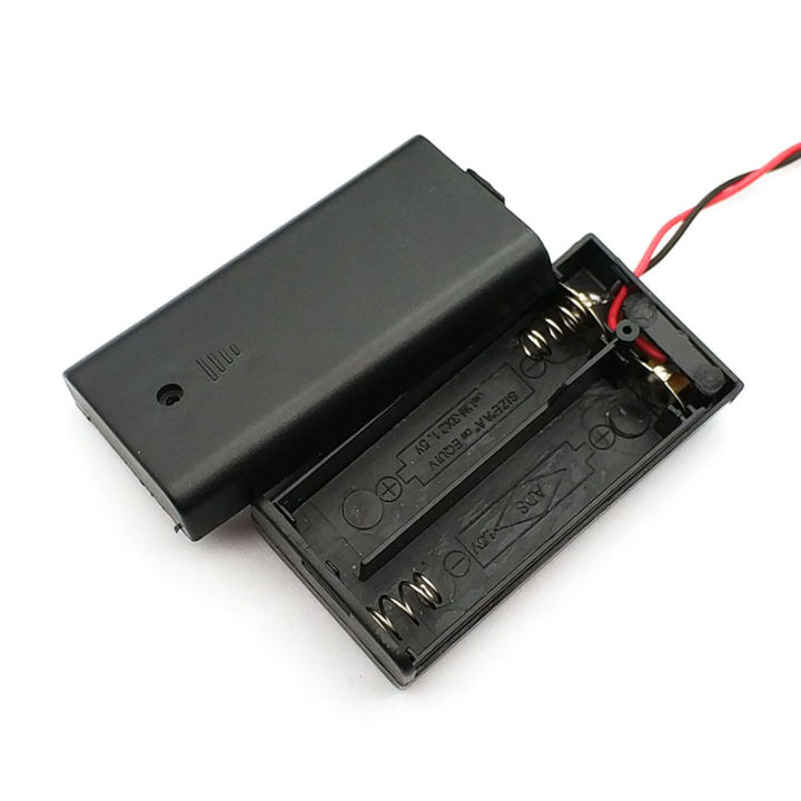DIY 2-slot AA Battery box AA battery box with switch box | Lazada