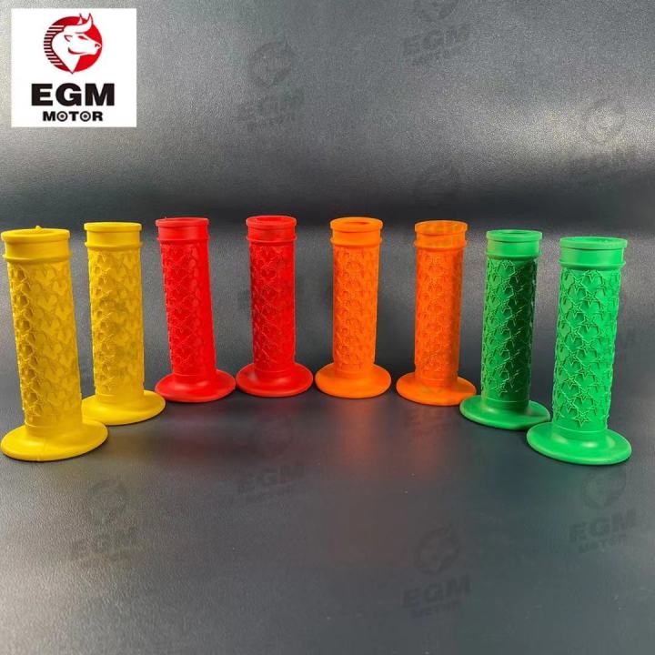 [EGM MOTORCYCLE] MOTORCYCLE RUBBER HANDLE GRIP (STAR DESIGN) | Lazada PH