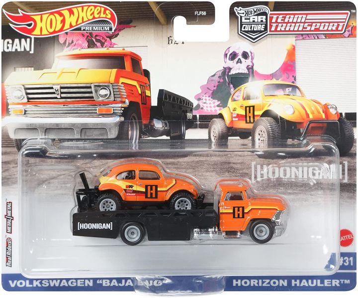 Hot Wheels Premium Car Culture Team Transport Horizon Hauler Loading ...