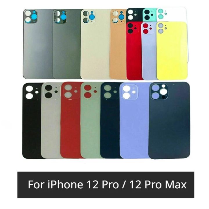 For iPhone 12 Pro Max Back Cover Rear Door Glass Panel For iPhone 12 ...