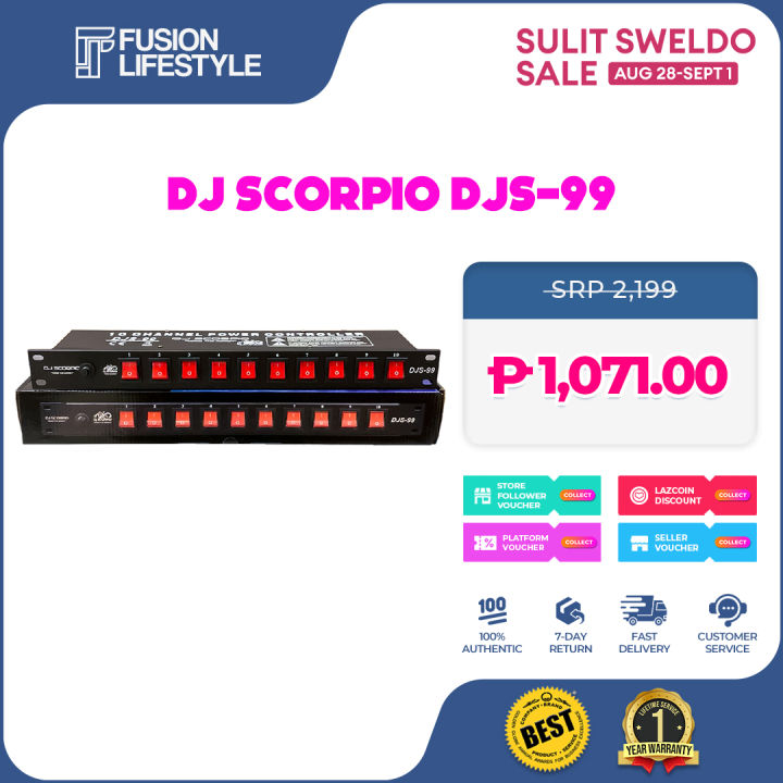 10 Channel Power Switch Controller / Power Controller (DJ SCORPIO DJS ...