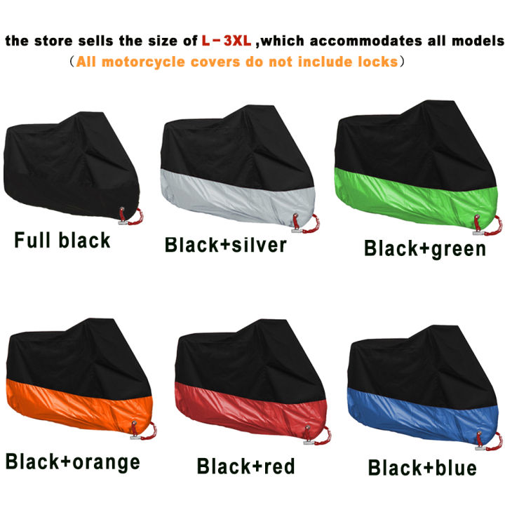 Motorcycle Cover Waterproof Dirtproof Motor Accessories for Honda Click ...