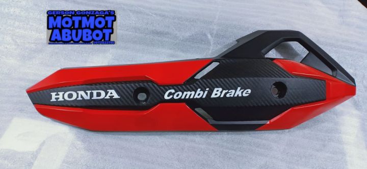 Honda Click V1 V2 V3 Combi Brake Heat Guard RED | Lazada PH