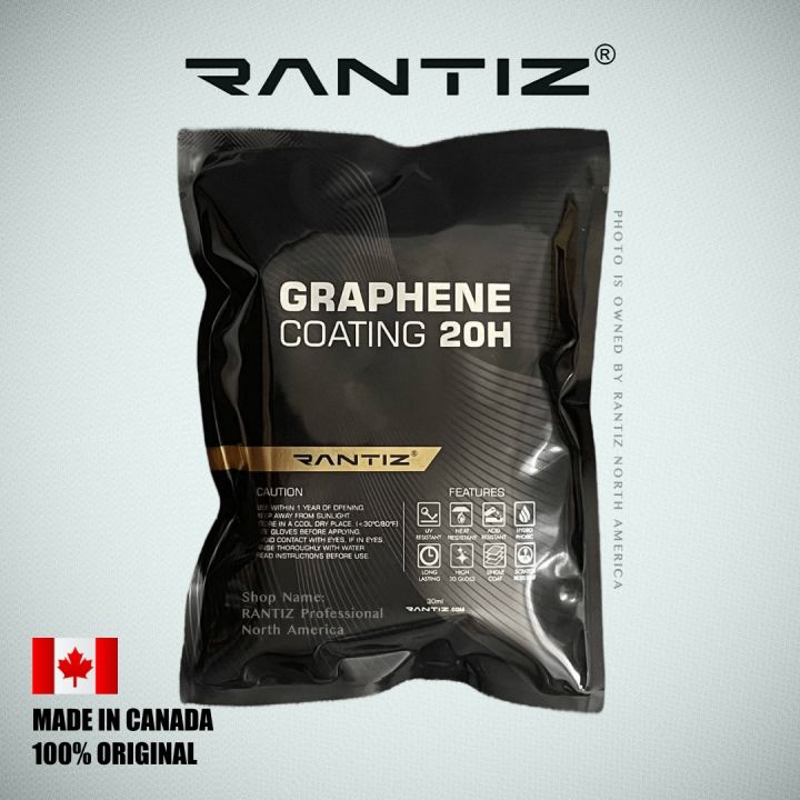 ORIGINAL RANTIZ 20H GRAPHENE COATING (MADE IN CANADA) 30ML HYPER GLOSS ...