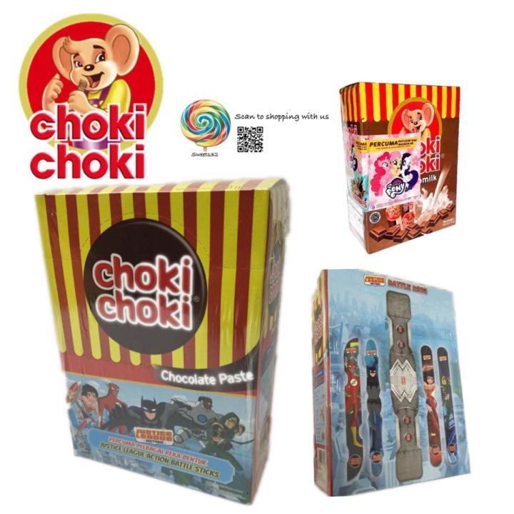 Choki choki Chocolate/Chocomilk/Chococashew (5X12X9g)60 stick | Lazada