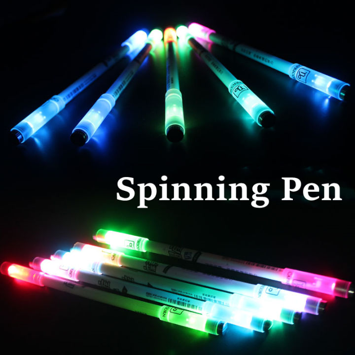Luminated Spinning Pen Creative Rolling Special Pen Kids Release ...