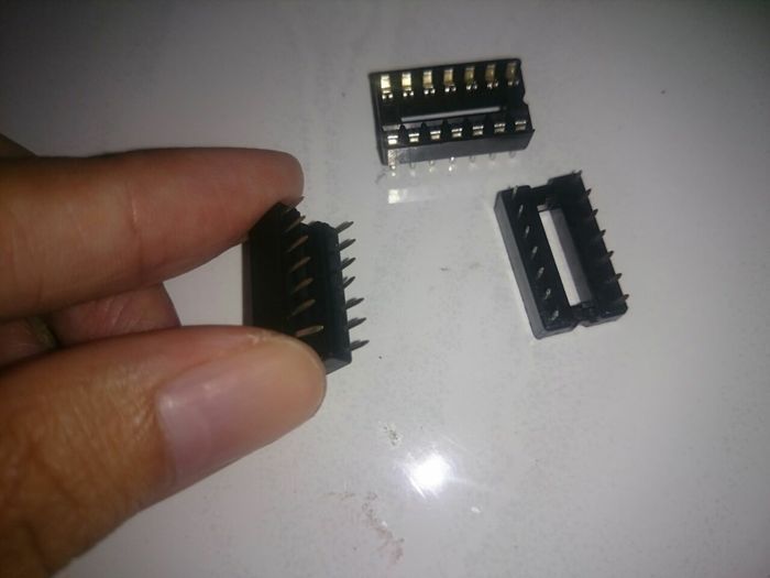 10PCS Socket ic 14p 14 p Adapter Soket ic 14pin 14 pin DIP-14 AF76 ...