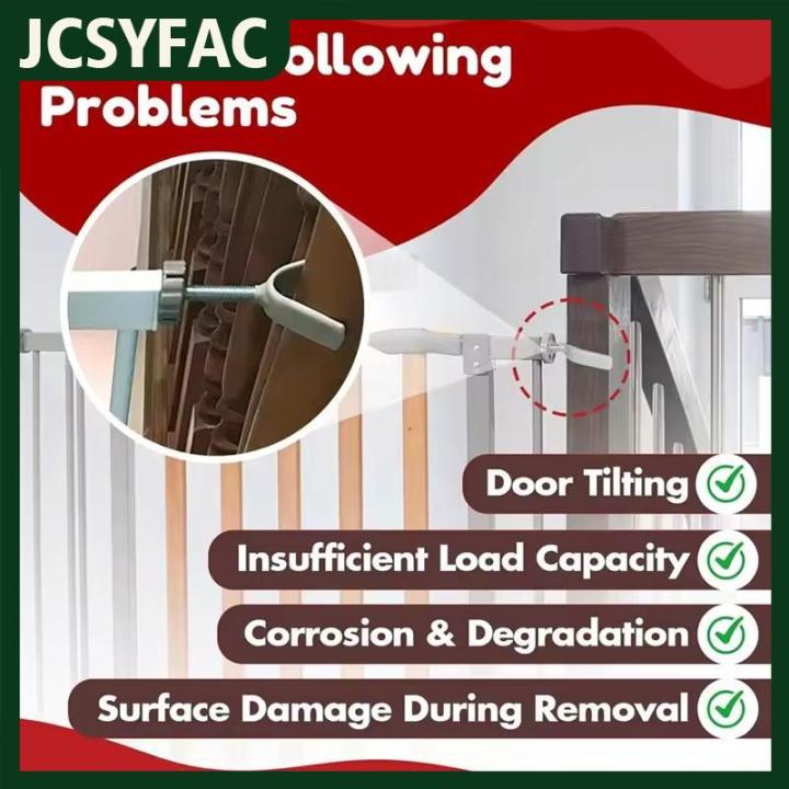 JCSYFAC 4-Pack Baby Gate Banister Adapter Y Spindle Rods M10 (10Mm ...