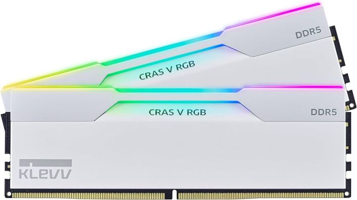 KLEVV CRAS V RGB DDR5 6000 CL30 (32GB x 2) White KLVP-KD5BGUA80-60A300J ...