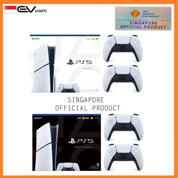 [sg Playstation Warranty]ps5 Bundle Standard Disc Digital Slim