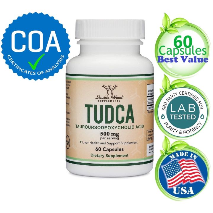 Real TUDCA Ultra Strength Bile Salts 60 Caps Liver Regen Detox ...