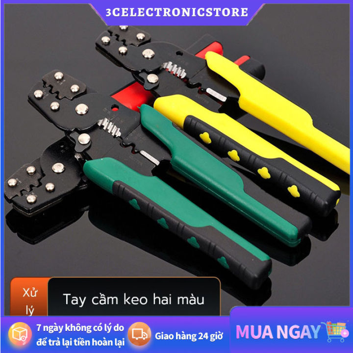 [FREESHIP🎁][Giao hàng 24 giờ⚡️]Kìm bấm cos và tuốt dây điện đa năng 22 ...