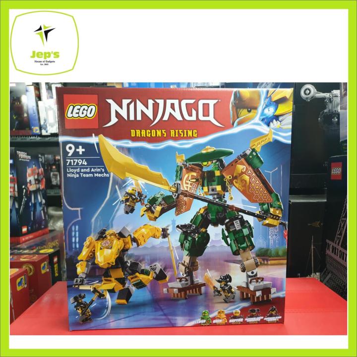 Lego Ninjago 71794 Lloyd and Arins Ninja Team Mechs (2023) | Lazada PH