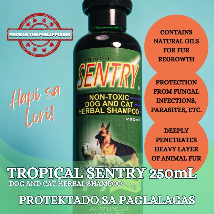 Herbal Pet Shampoo SENTRY by Lori For All Breeds 250mL Pet Shampoo ...