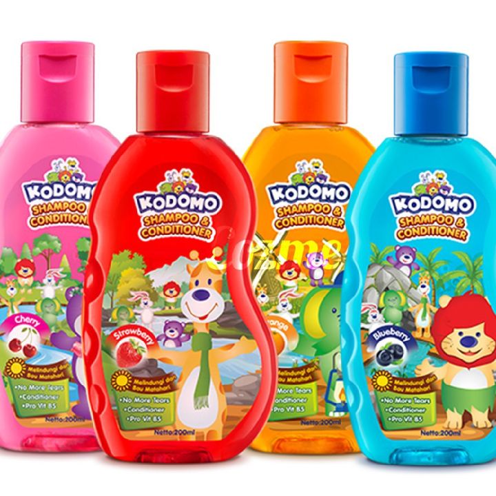 Kodomo Shampoo Conditioner Gel Botol 200 ml All Variant | Lazada Indonesia