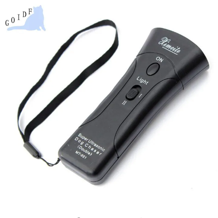 GOIDF High Quality Flashlight Dog Supplies Animal Attacks Ultrasonic ...