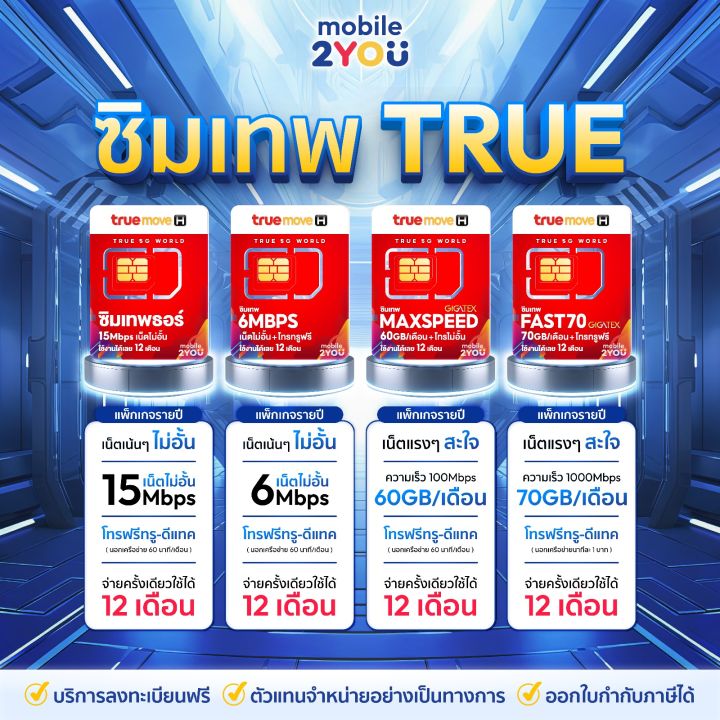 ซิมเทพทรู รายปี ส่งฟรี ซิมเทพ ซิมทรูมูฟ Sim True Thor maxspeed fast70 6mbps ซิมทรู ซิมเน็ตไม่ ...