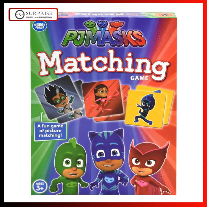 Card Game PJ Masks Matching Game for Boys and Girls A Fun & Fast Memory ...