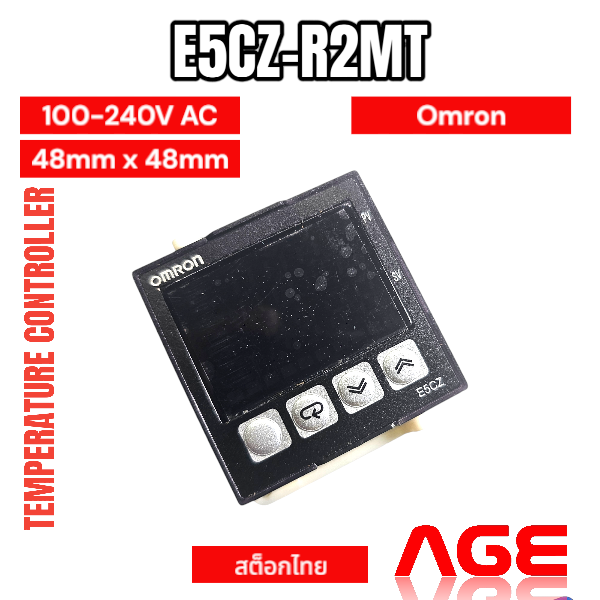 E5CZ-R2MT OMRON,Temperature Controller, 48 x 48mm, Platinum Resistance Thermometer, Thermocouple ...