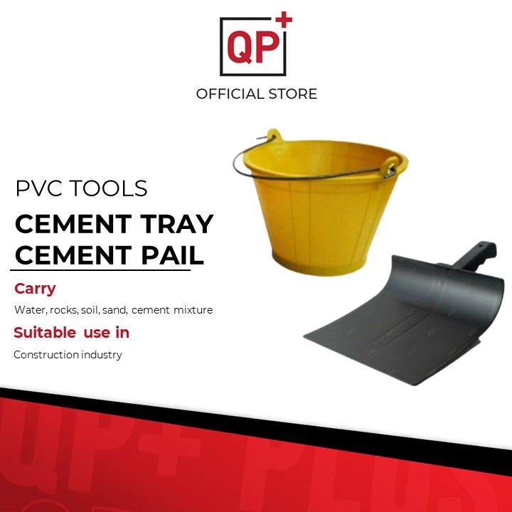 PVC CEMENT TRAY CEMENT TROWEL DULANG SIMEN TRAY PVC CEMENT PAIL BUCKET ...