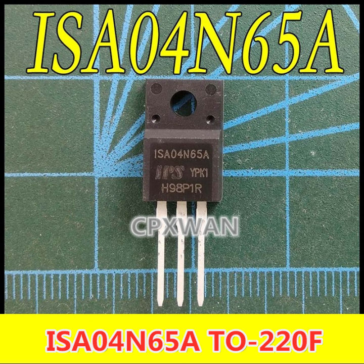 5Pcs Original ISA04N65A TO-220F 4N65A 4N65 TO-220 4A/650V N-Channel MOSFET ทรานซิสเตอร์ใหม่เดิม ...