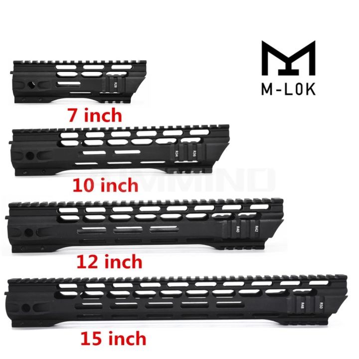EquipTac AR15 Mlok Aluminum Handguard 7" 9" 10" 12" 13.5" 15"17"22 ...