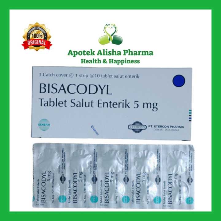 Bisacodyl Tablet Strip / Box - Bisacodil Obat Konstipasi / Pencahar ...
