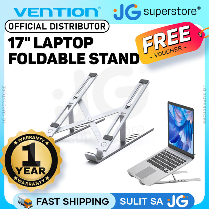 Vention 17" Aluminum Alloy Foldable Laptop Stand with 15kg Maximum Load ...