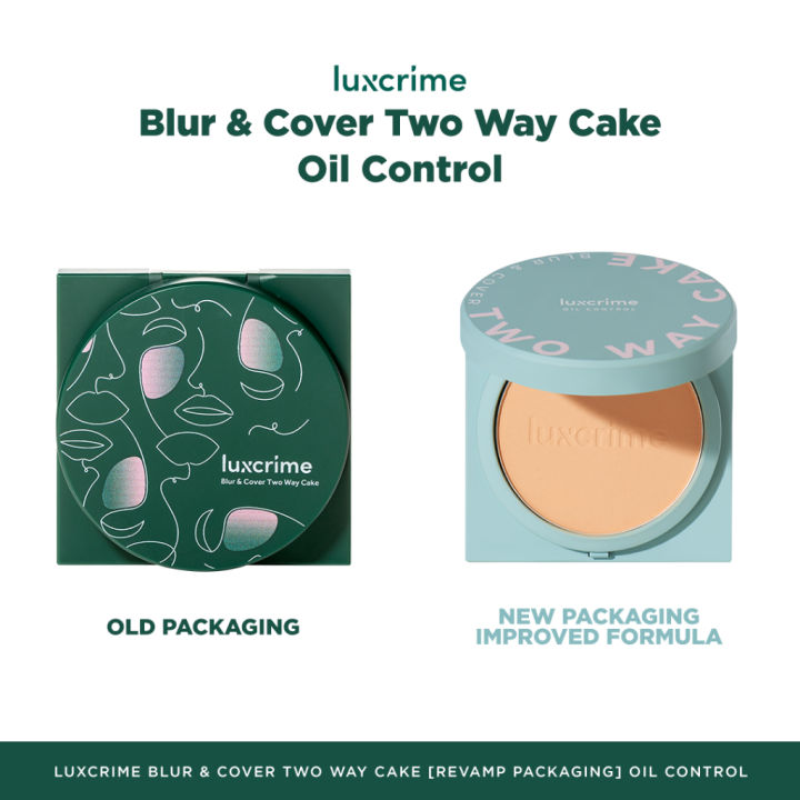 LUXCRIME BLUR & COVER TWO WAY CAKE 8.5GR | Lazada Indonesia