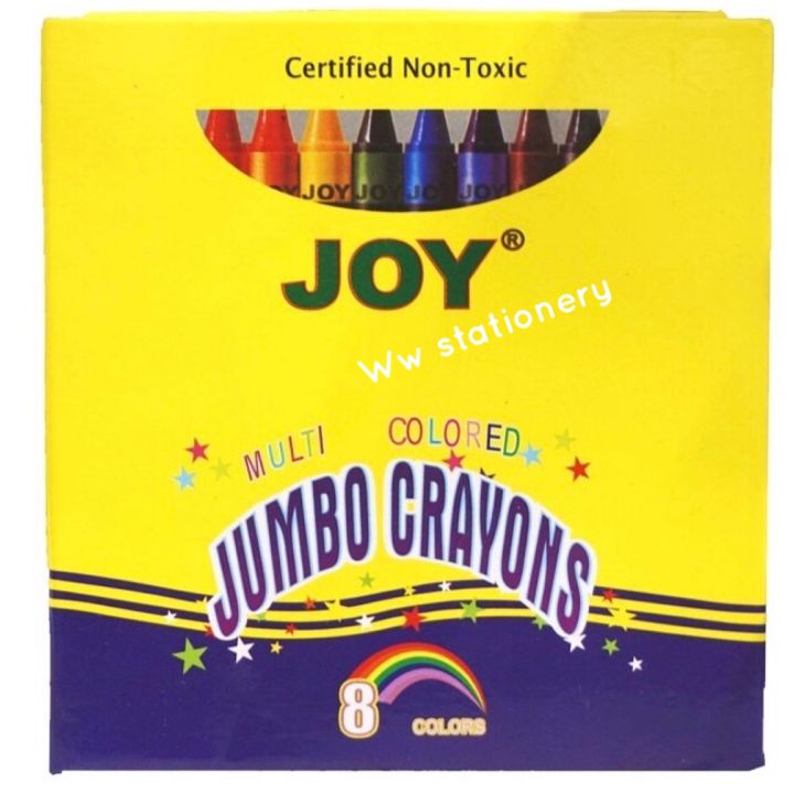 Joy Jumbo Crayons 8 colors | Lazada PH
