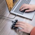 Programming Macro Custom Knob Keyboard RGB 3 Key Copy Paste Mini Button ...