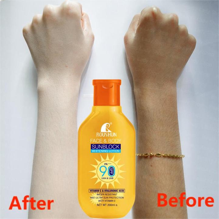 100% Effective Sunscreen Whitening Sun Cream SPF 90+ Facial Sunscreen ...