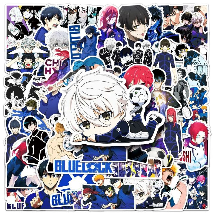 50Pcs Cartoon BLUE LOCK Series Graffiti Stickers Suitable for Laptop ...