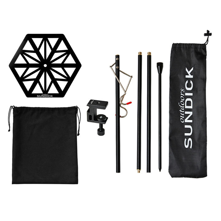 Portable Light Pole Tray Lightweight Stainless Steel Lamp Pole Tray ...