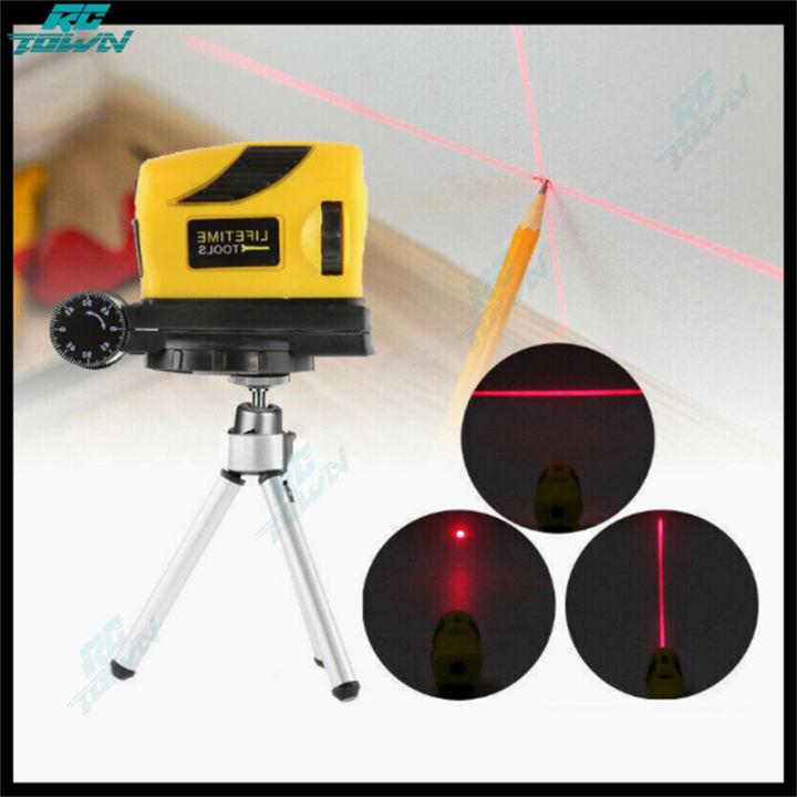 360-Degree Rotating Level With Tripod Auto-leveling Point Line Vertical ...