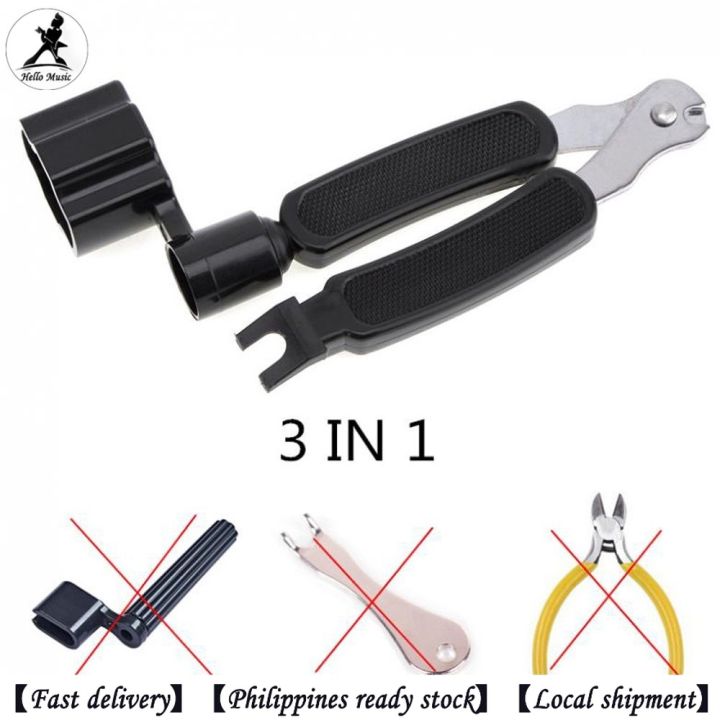 Guitar accessories 3 in 1 guitar peg winder string plucker string ...