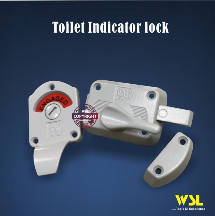Dekko 004 Toilet Indicator Lock #Toilet Cubicle Door Lock ( Barangan ...