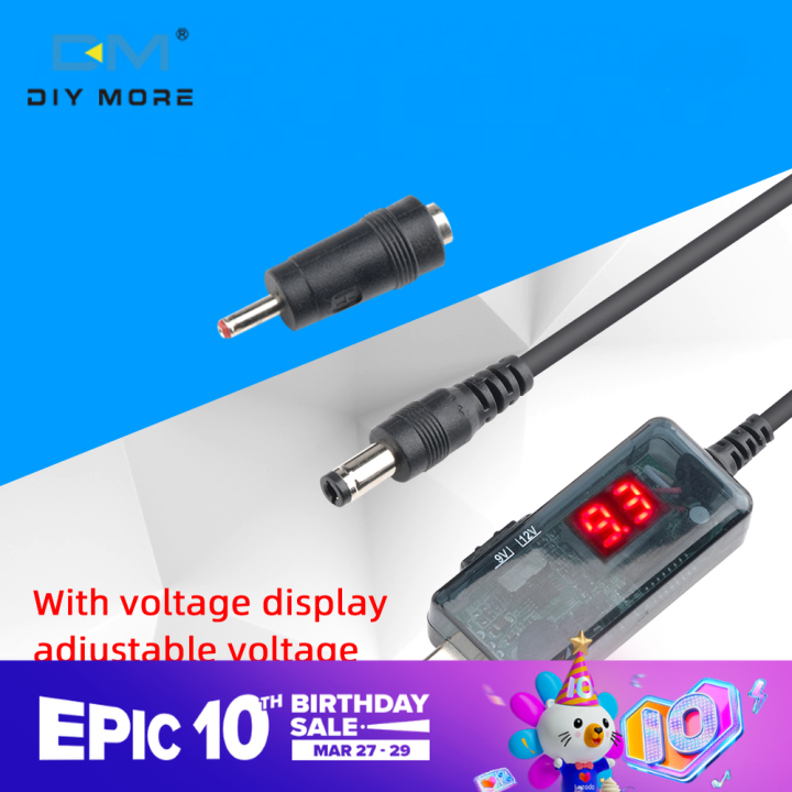 [100% Original] diymore 2 pcs USB Boost Converter DC 5V to 9V 12V USB ...