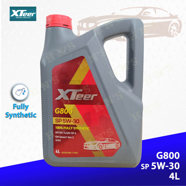 Hyundai XTeer Ultra Protection G800 5W-30 API SP Fully Synthetic Motor ...