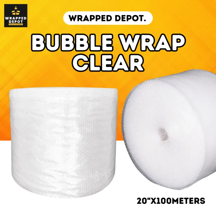 BUBBLE WRAP CLEAR 20"X100M | Lazada PH