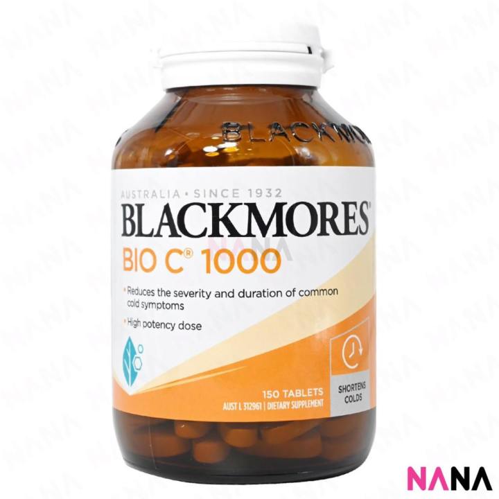 Blackmores Bio C 1000mg 150 Tablets Vitamin C (EXP:06 2026) | Lazada ...