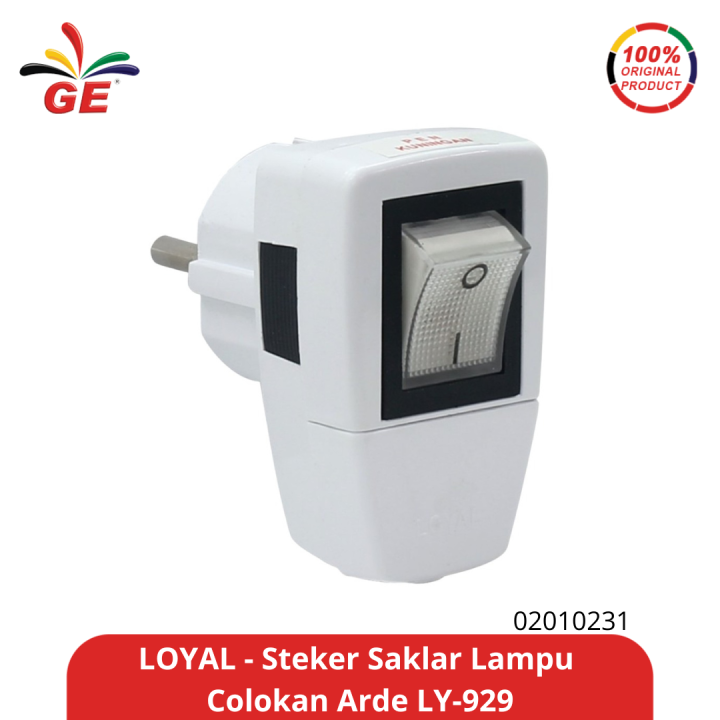 GE - Loyal Steker Saklar Lampu Colokan Arde LY-929 02010231 | Lazada ...