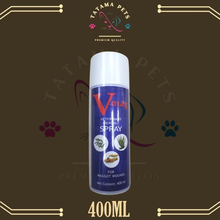 Vmag Veterinary Herbal Spray for Maggot Wounds 400ML 兽医草药喷雾 | Lazada
