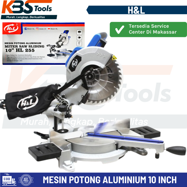 Mesin Potong Alumunium 10" Inch - Mitter Miter Mitre Saw Sliding HL | Lazada Indonesia