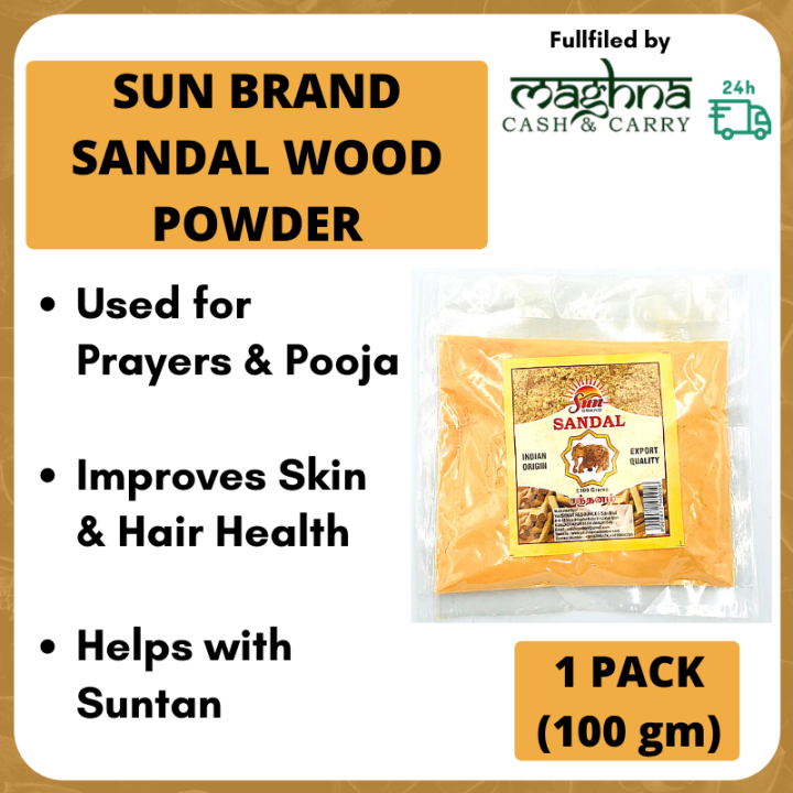 Sun Brand Sandal Wood (Santhanam) Powder - 1 Pack (100 gm) | Lazada