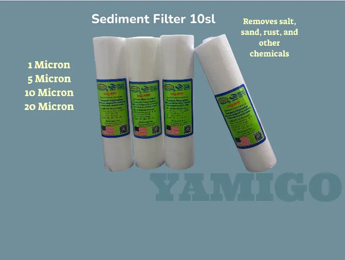 Hydrosep 10"SL Sediment Filter PP Cotton 10"SL 1 5 10 20 Micron | Lazada PH
