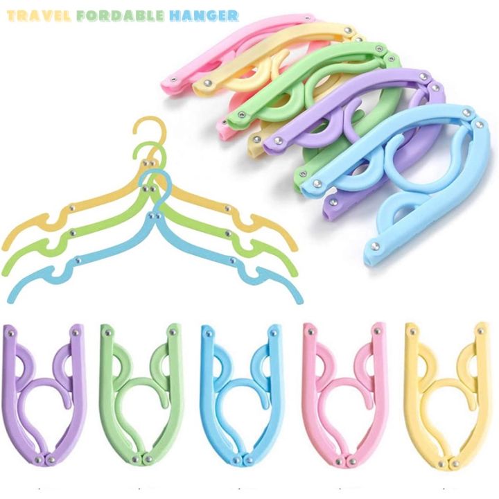 Collapsible 3 Folding Section Mini Cloth Hanger Wardrobe Closet Clothes ...